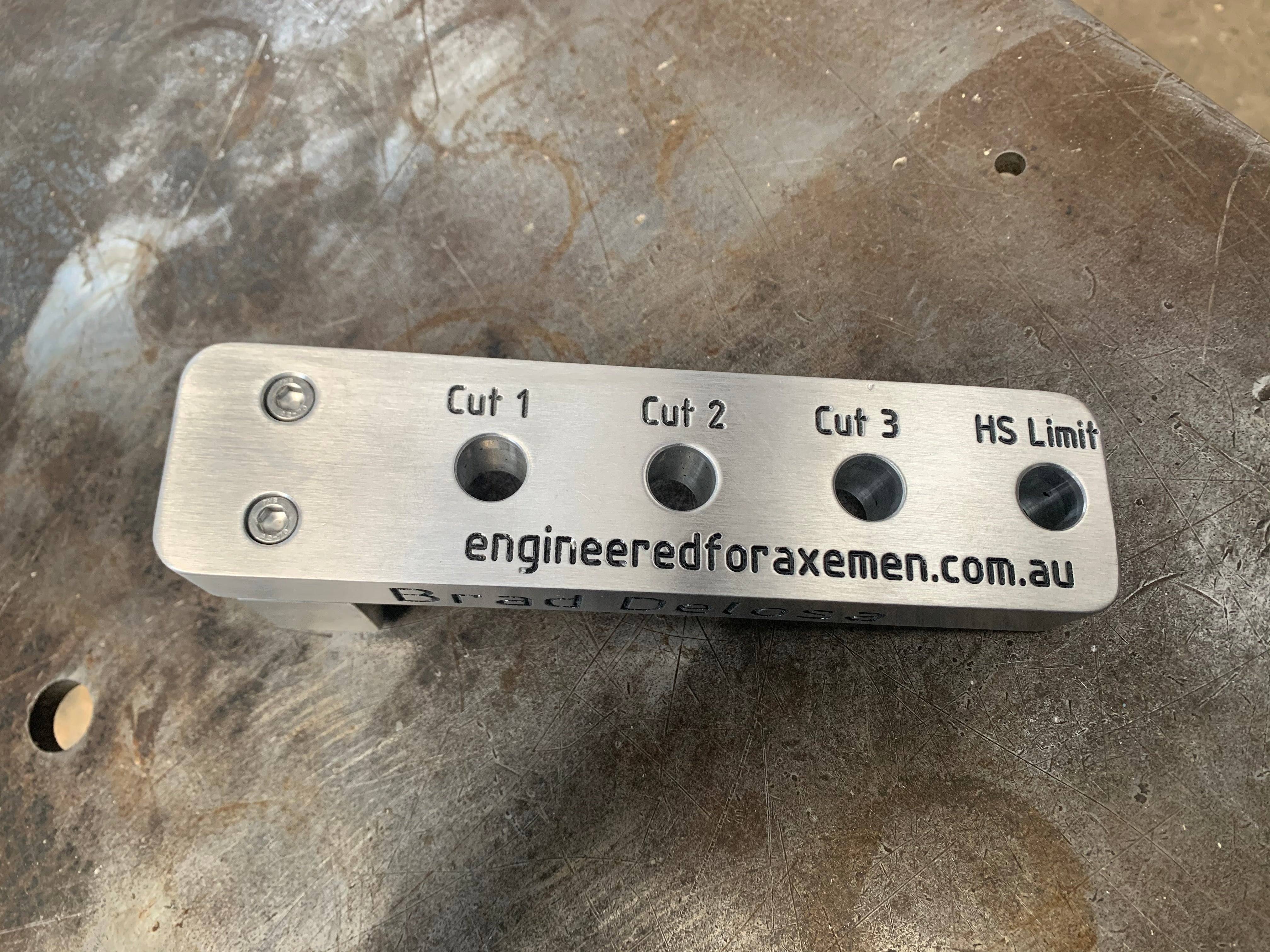 Hotsaw Log Marking Gauge – Engineered for Axemen